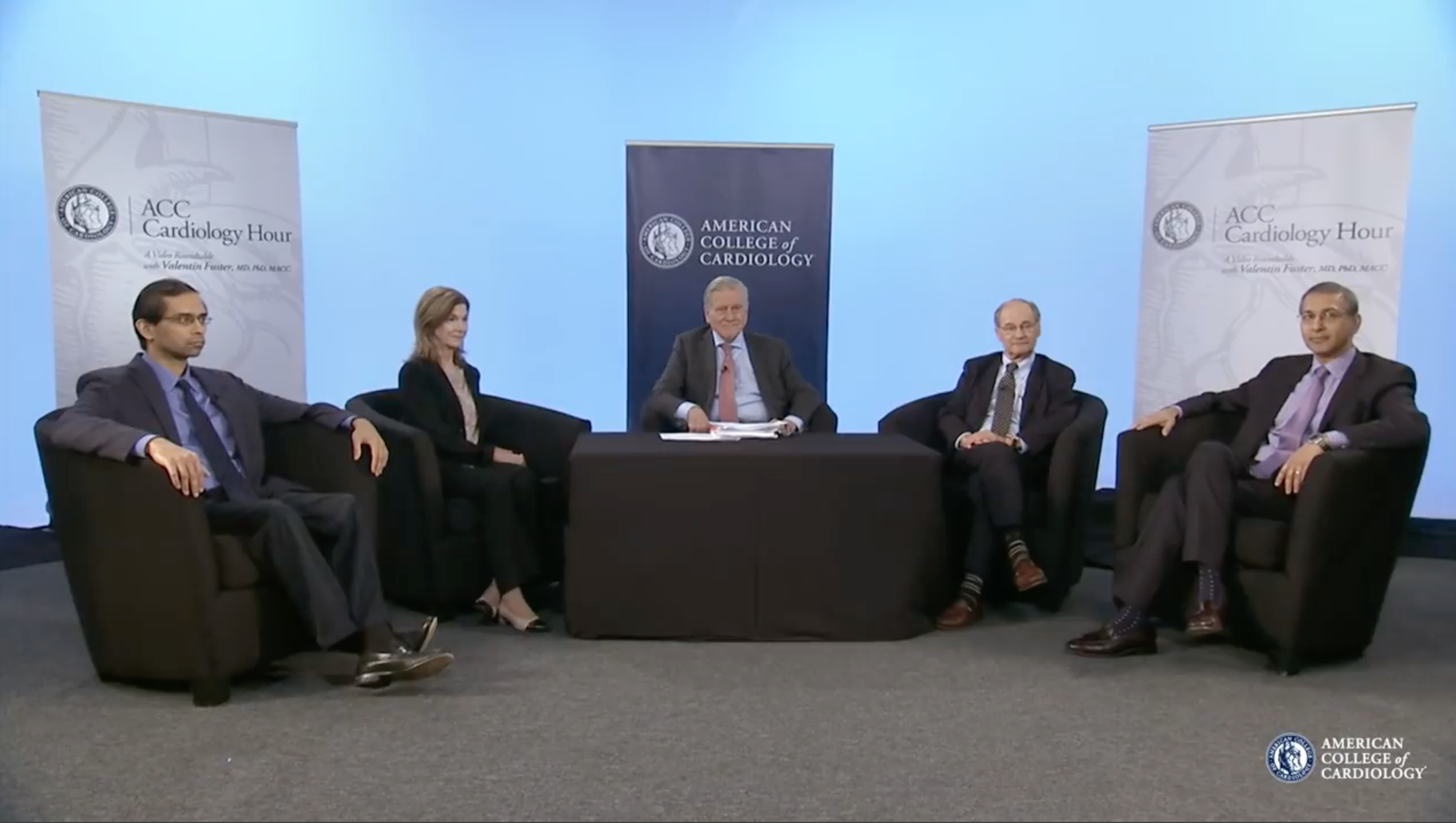 Valentin Fuster, MD, PhD, presents the ACC Cardiology Roundtable ...
